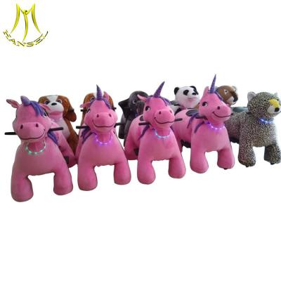 China Hansel  used coin operated steel frame animals zippy pets rides for sale for sale