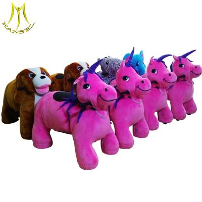China Hansel wholesale electric battery animal mall stuffed mental frame animal ride for sale