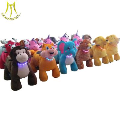 China Hansel coin operated mountable animal electric for children birthday parties for sale