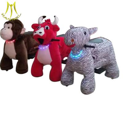 China Hansel new  Zoo animals toys for children zippy walking pets animal electric ride for sale