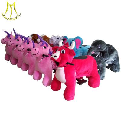 China Hansel mall animal riders electric ride on animals small fun rides for kids for sale