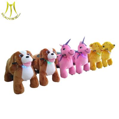China Hansel   commercial walking animal toy ride electric animal mountables for sale