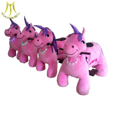 China Hansel  kids electrical rider zoo animal bear toy canton coin operated ride 2018 for sale