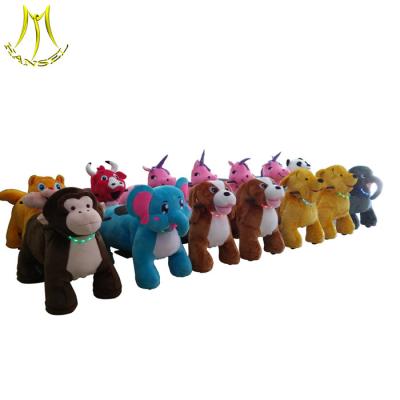 China Hansel  zippy electric scooter happy sit on motorized animal 4 wheel zippy scooter for kids for sale