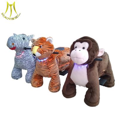 China Hansel 2018 amusement ride deer ride indoor christmas party games riding animal  toys for sale