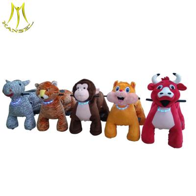 China Hansel  kids animal mountable riding dinosaur toys for shopping mall for sale