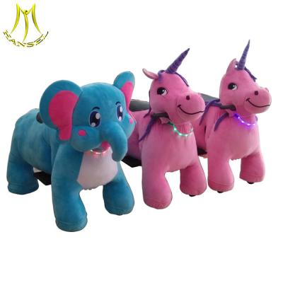 China Hansel  animal electric toy car,kids indoor rides electric mountable animals for sale