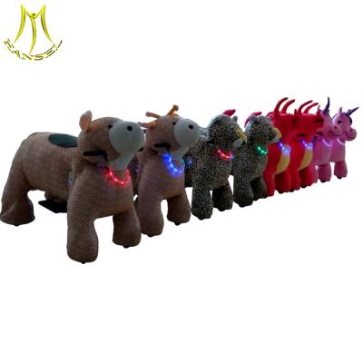 China Hansel  fast profits coins zippy electric rides electric animal toy car for sale