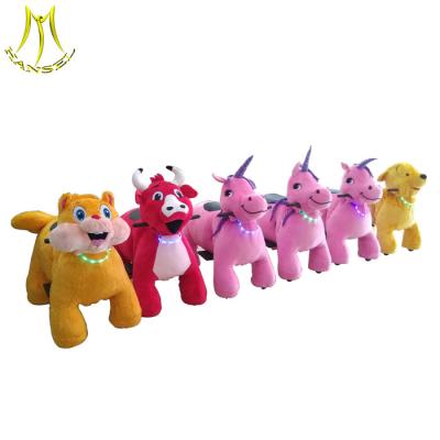China Hansel   baby walking horse toys coin operated children rides animal electric toy car for sale