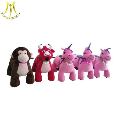 China Hansel  zoo riders electric dinosaur ride on animal toy animal scooter ride for sale