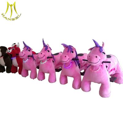 China Hansel  shopping mall animal walking riding coin operated indoor games for sale