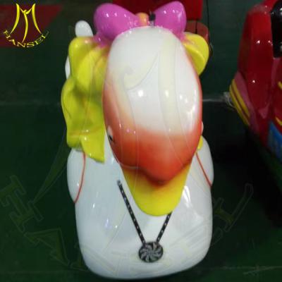 China Hansel  funfair rides playground equipment coin operated falgas kiddie rides for sale