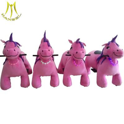 China Hansel amusement park outdoor battery operated ride on animal scooters for sale