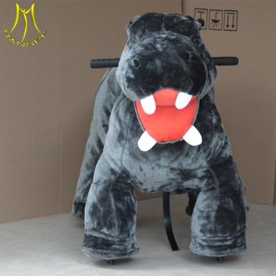 China Hansel children rides for sale mall ride on toys plush electric animal scooters for sale