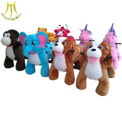 China Hansel stuffed ride on animals children go kart amusement rides for sale for sale