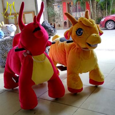 China Hansel  shopping mall walking ride on animal toy animal robot rides for sale for sale