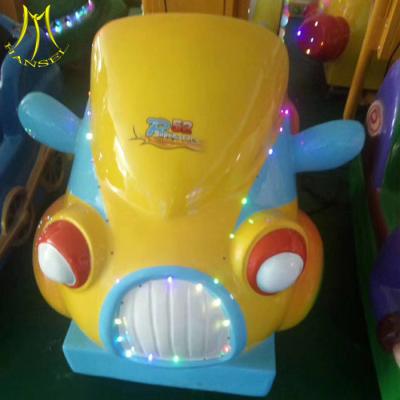 China Hansel   kids games indoor playground equipment coin operated car kiddie rides for sale