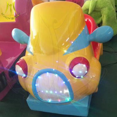 China Hansel hot selling fiberglass body coin operated kids electric ride on car for sale