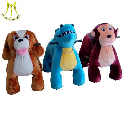 China Hansel   amusement park power wheels ride on animal motorized riding toys factory for sale