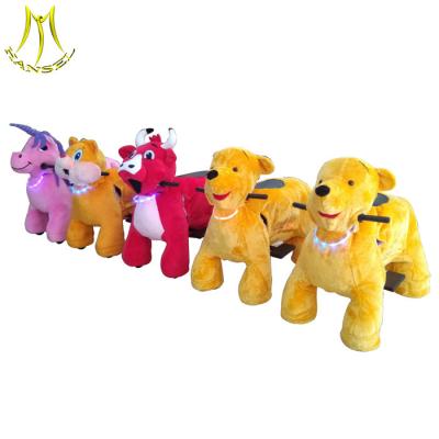 China Hansel  happy animal toy rider with 4 wheels bear electric bike for sale