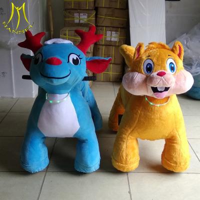 China Hansel  Christmas deer safari ride on toy walking animals scooters in amusement park for sale