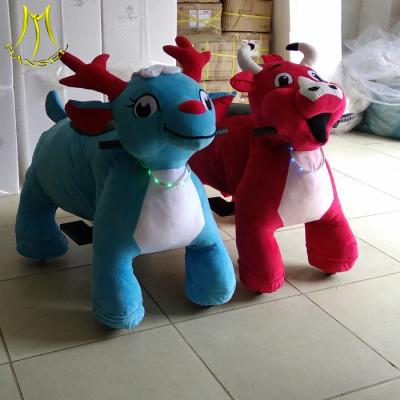 China Hansel  mechanical ride on horse for four wheels animal mall rides for sale