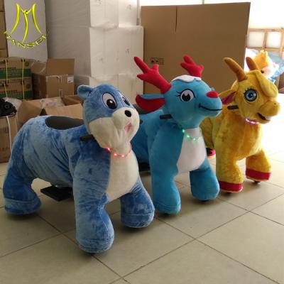 China Hansel outdoor plaza for ride coin operated electric toy car animal zoo electric ride on animals for sale