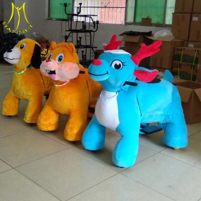 China Hansel  new design christmas deer pony scooter furry motorized animals for sale