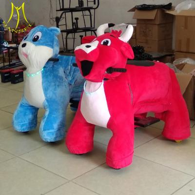 China Hansel  plush kids ride on walking animal electric ride on animal toy animal robot rides for sale for sale