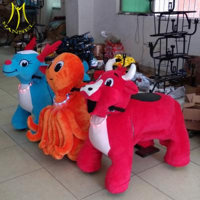 China Hansel  coin operated mountable animal electric for children ride on electric power kids motorcycle bike for sale
