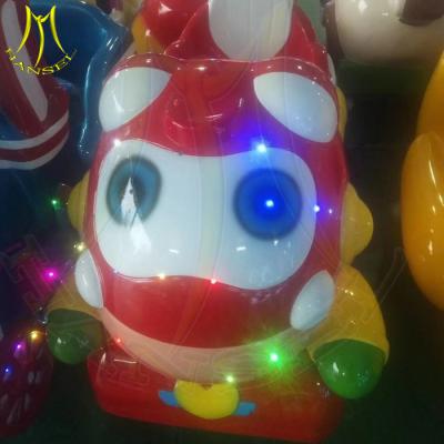 China Hansel indoor game machine fiber glass small coin operated amusement ride for sale
