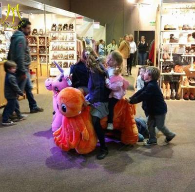 China Hansel amusement park games stuffed indoor zoo animals kiddie ride for sale for sale