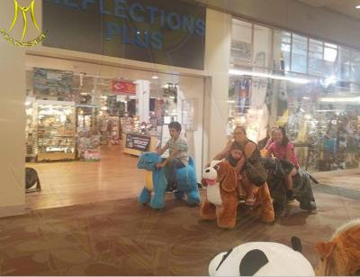 China Hansel battery operated kiddie electric ride on walking toy unicorn in mall for sale