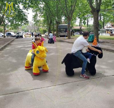 China Hansel battery operated ride toy animal walking toy horses for amusement park for sale