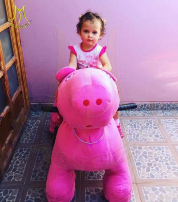 China Hansel hot selling stuffed battery animal kids electric rides on animal for sale