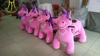 China Hansel amusement games machine and plush coin operated games ride for kids for sale