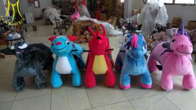 China Hansel kids amusement stuffed indoor playground animal kiddie ride for sale for sale