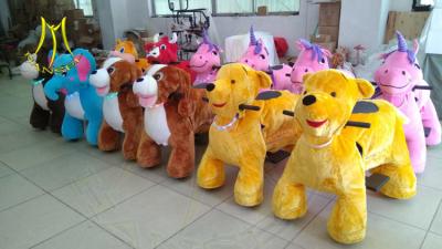 China Hansel indoor game center for ride  plush motorized animals fun fair equipment for sale for sale