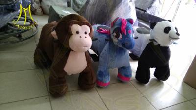 China Hansel hot selling game machine electric kids safari animal scooter for sale for sale