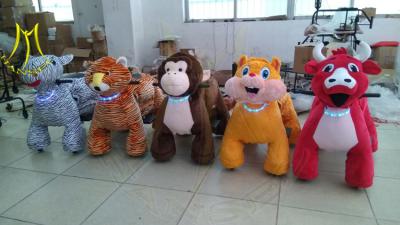 China Hansel plush electric car children animal electric scooter sale amusement park rides for sale