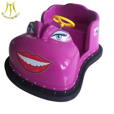 China Hansel high quality amusement park ride battery operated kids plastic bumper car for children for sale