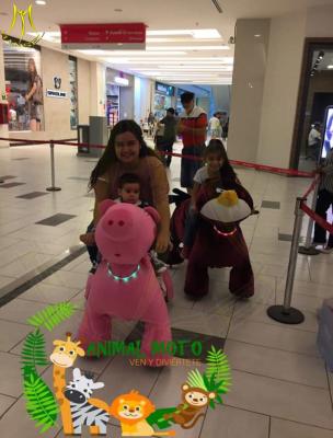 China Hansel  kiddy rides walking animal playground dinosaur riding toys for child for sale