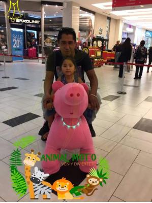 China Hansel   funny shopping mall walking ride on animal toy animal robot rides for sale for sale