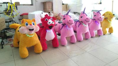 China Hansel  kids animal electric vehicle amusement park toy carnival rides animals amusement equipment wholesale for sale