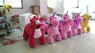 China Hansel  indoor amusement game machine plush animal toys for kids ride machines for sale