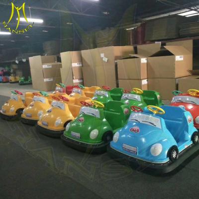 China Hansel amusement park mini electric cars kids token operated bumper cars for sale