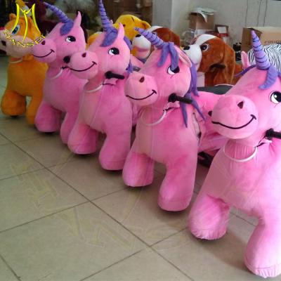 China Hansel shopping mall electric mountable plush motorized animal for sale for sale