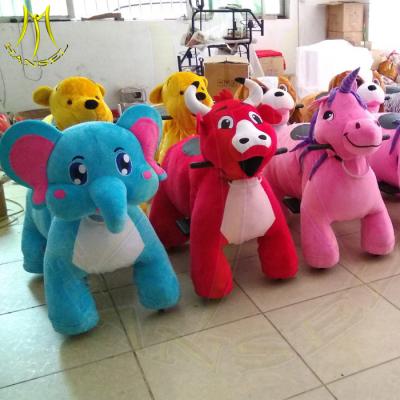 China Hansel kiddie outdoor rides battery powered animal walking toys for mall for sale