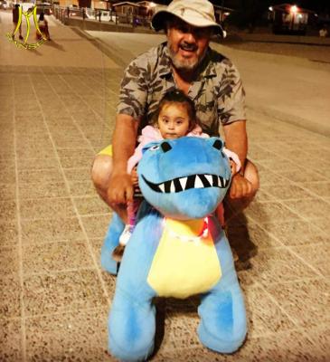China Hansel  Christmas outdoor dinosaur plush stuffed animal toy for adult and kids for sale