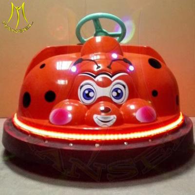 China Hansel hot selling amusement coin operated plastic bumper car go kart for sale